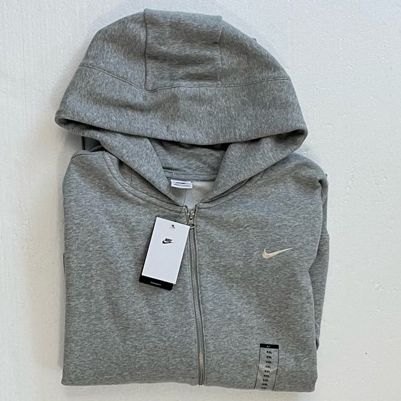 Nike | Tops | Nwt Nike Womens Grey Full Zip Hoodie Size Xxl | Poshmark